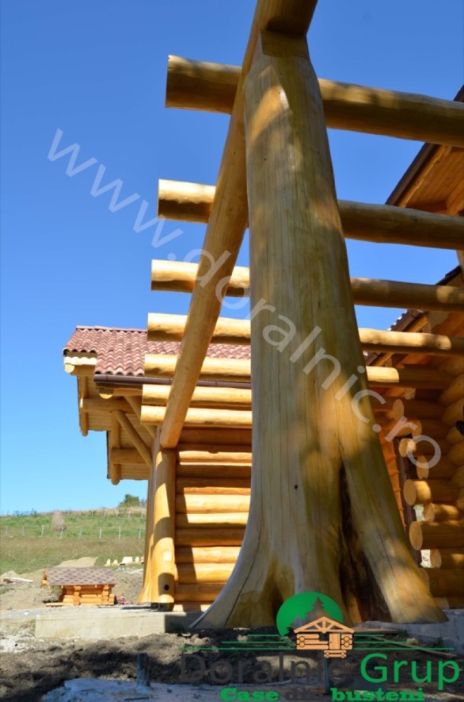 Detalii din lucrari | Case din busteni - Cabane din lemn - Proiecte ...